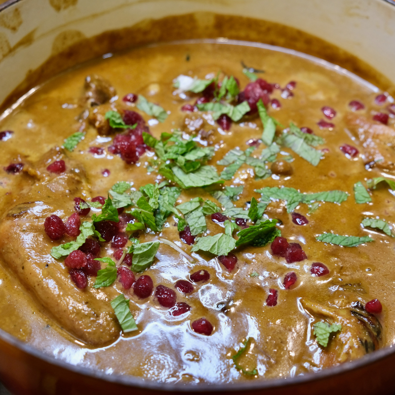 RECIPE: Pomegranate Walnut Persian Stew - From The Vine