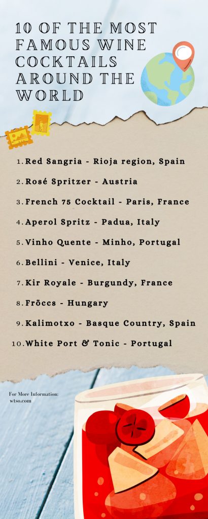10 of the Most Famous Wine Cocktails Around the World - From The Vine