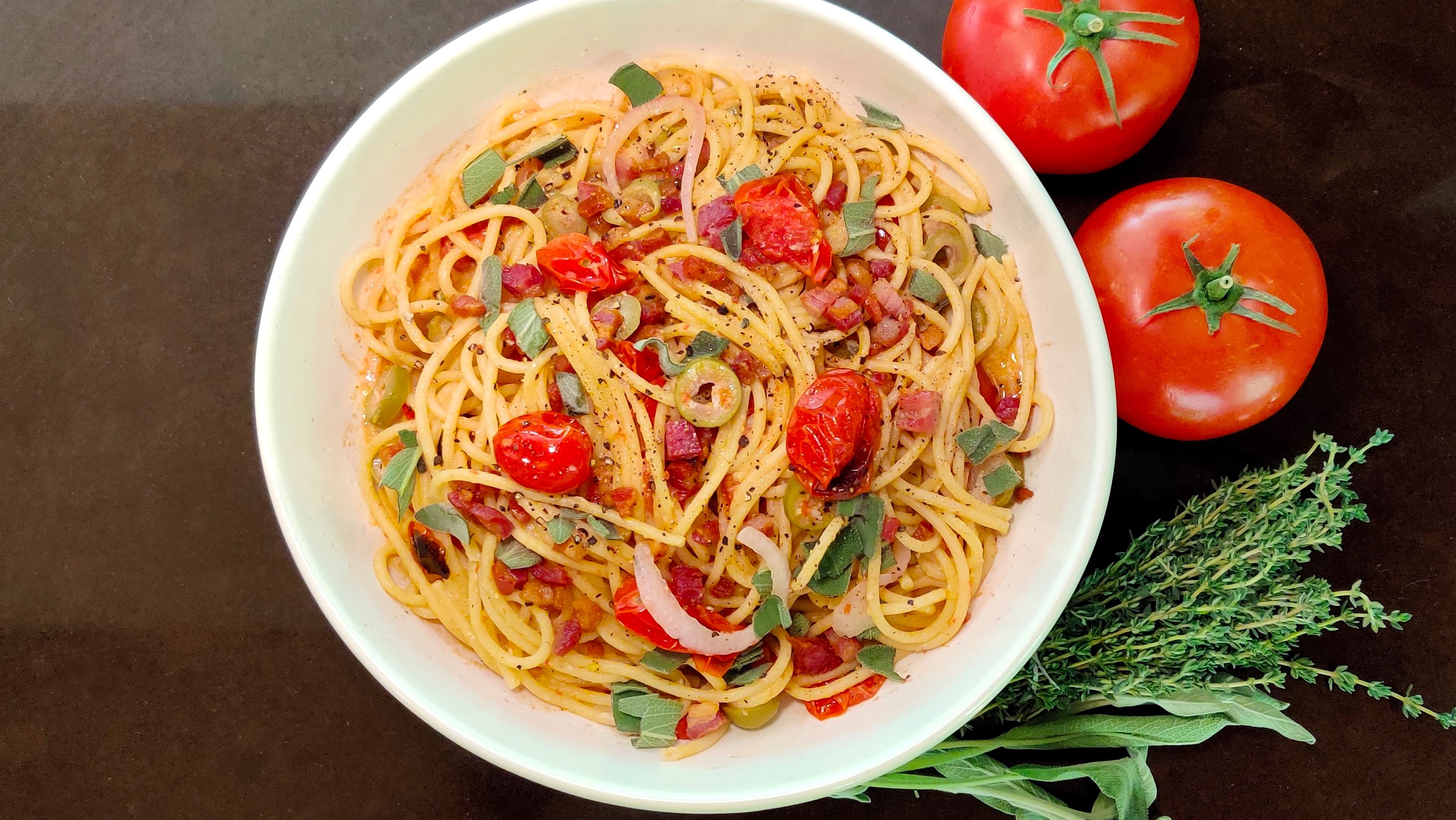 Recipe for Simple Pasta Provençal - From The Vine